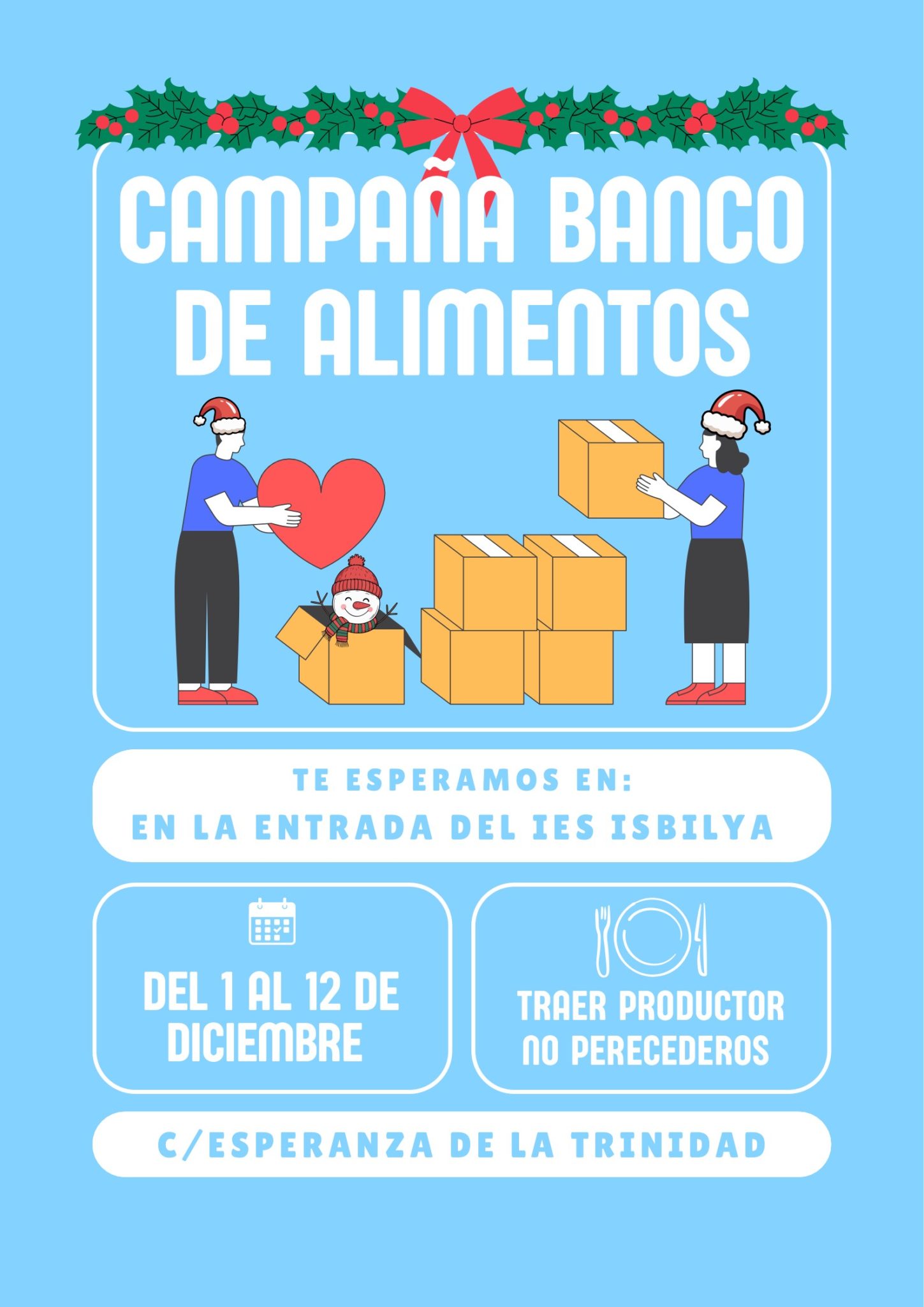 Campaña de Recogida de Alimentos con Banco de Alimentos. Campaña de ...